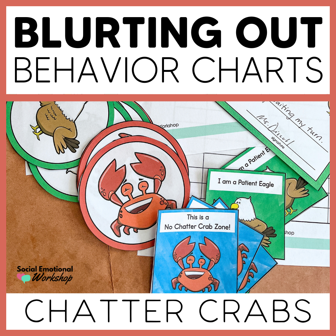Behavior Charts for Blurting, Impulse Control, Interrupting & Calling ...