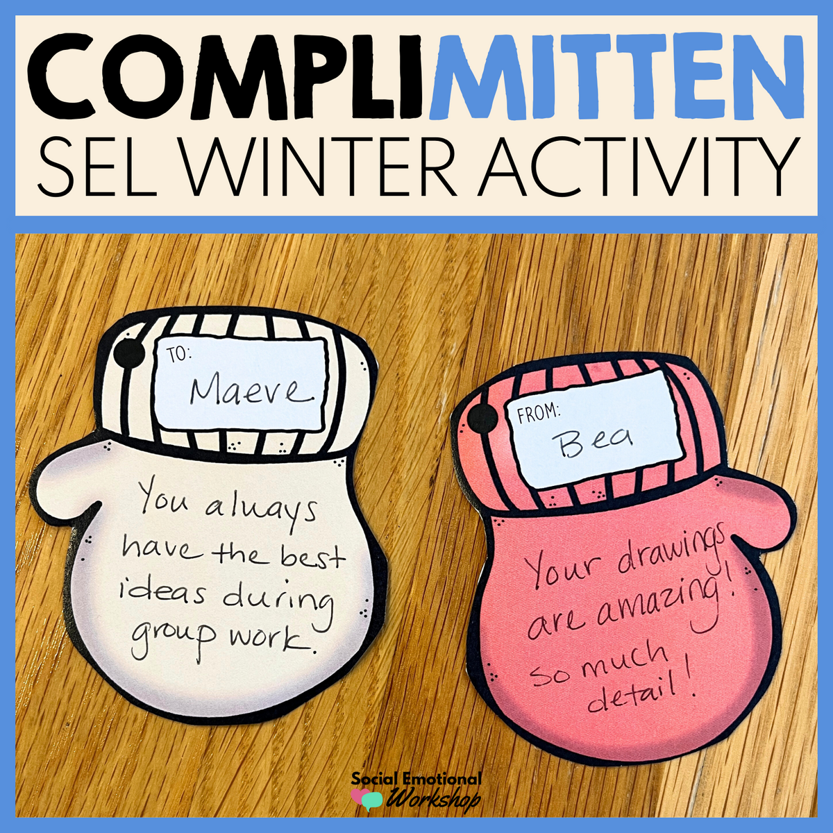 Compliments SEL Winter Activity | Winter Bulletin Board Door Display ...