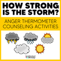 Anger Management Activities - Anger Thermometer, Scenarios, and Sessio ...