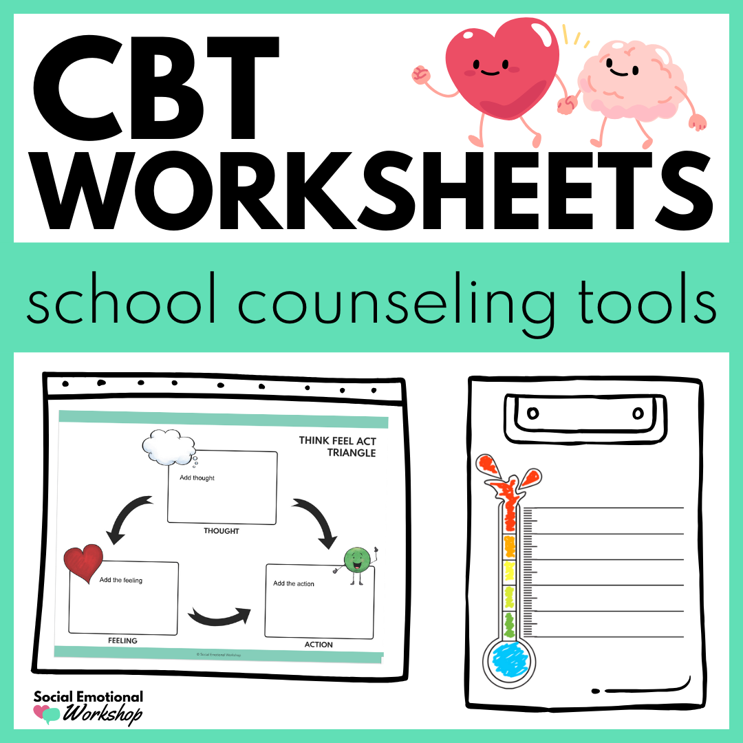 CBT Activities Bundle for Individual and Small Group Counseling ...