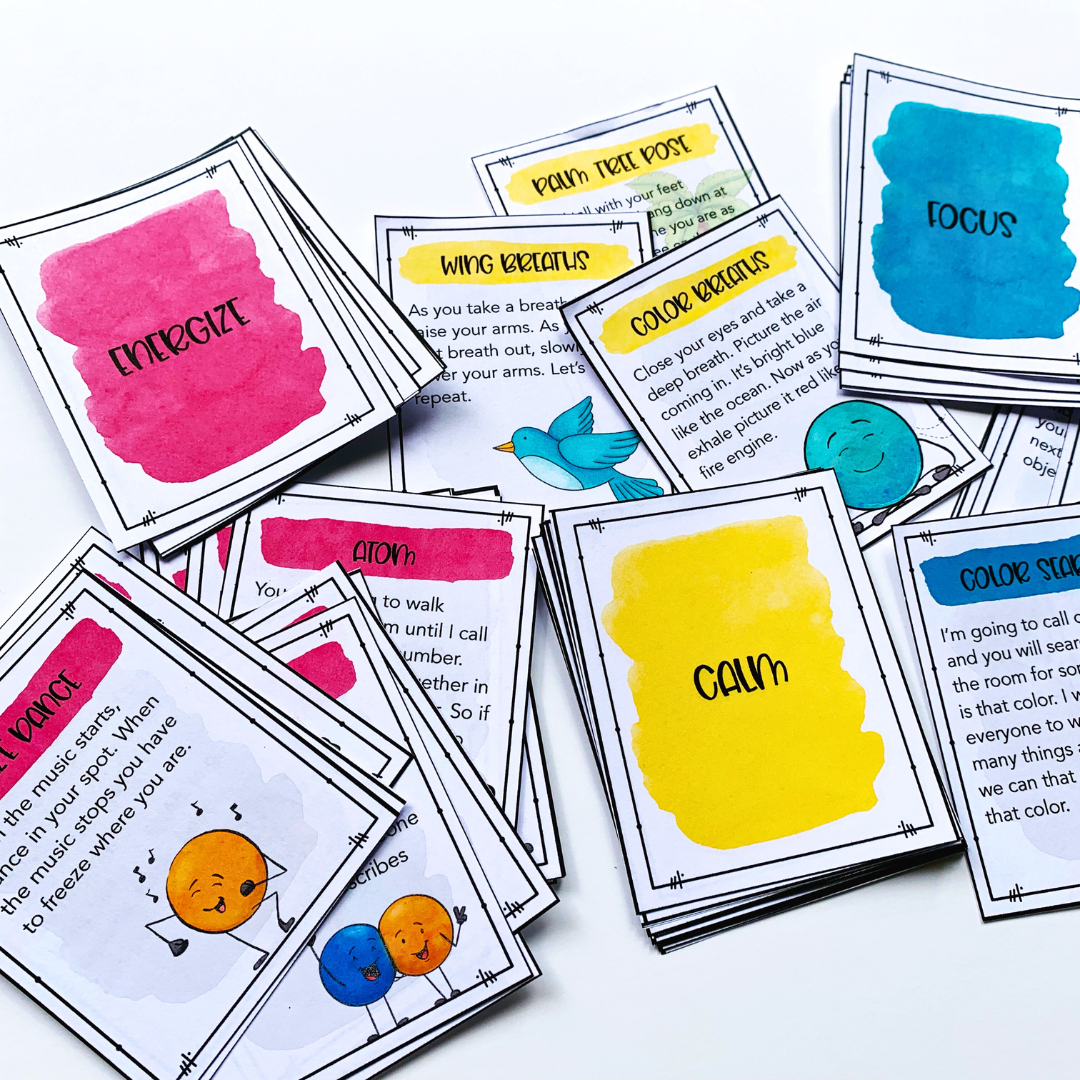 Calming Strategies Small Group Lesson to Improve Self Regulation ...