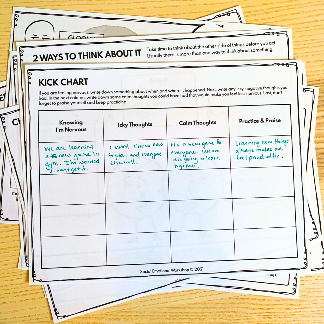 CBT Activities Bundle for Individual and Small Group Counseling ...