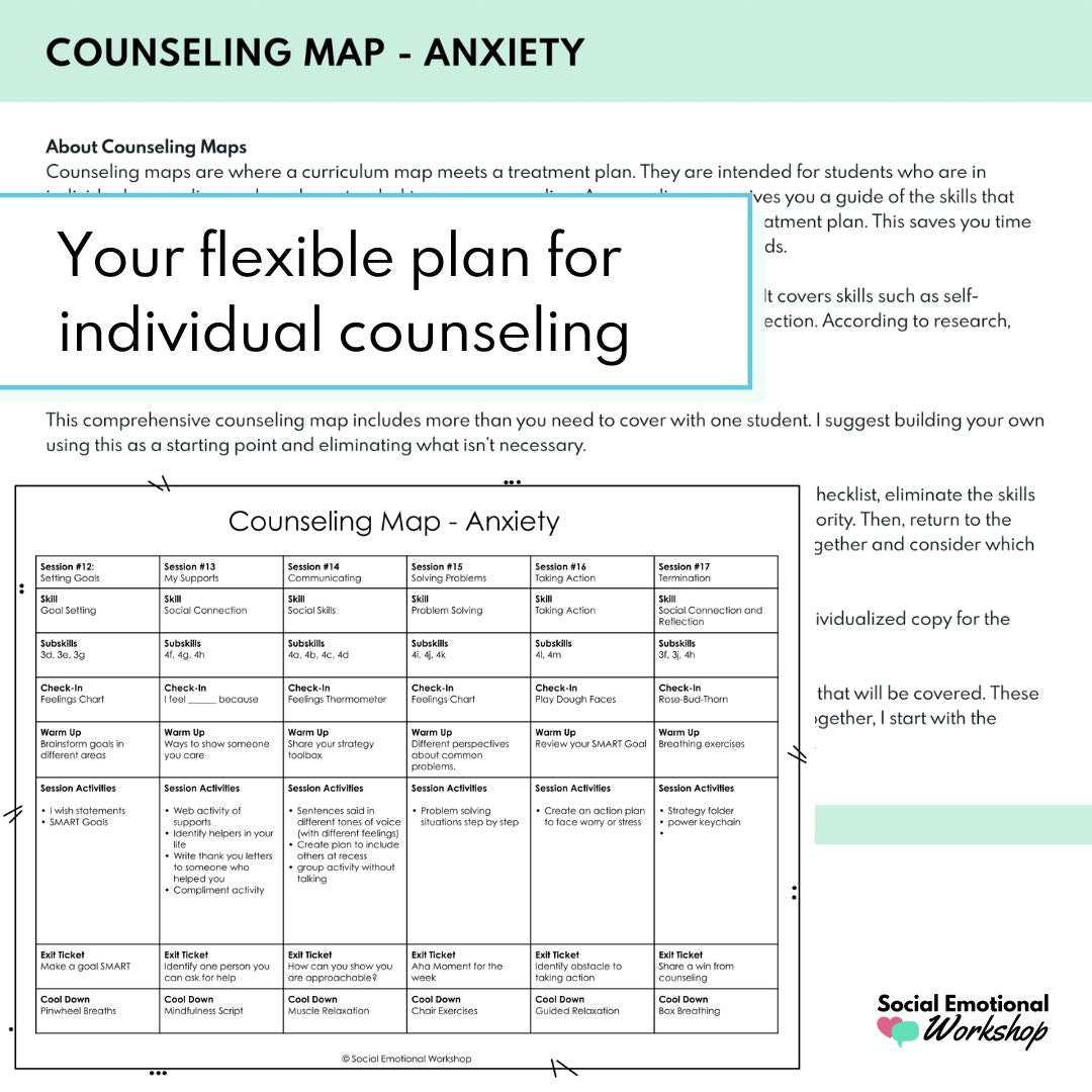 Individual Counseling – Social Emotional Workshop