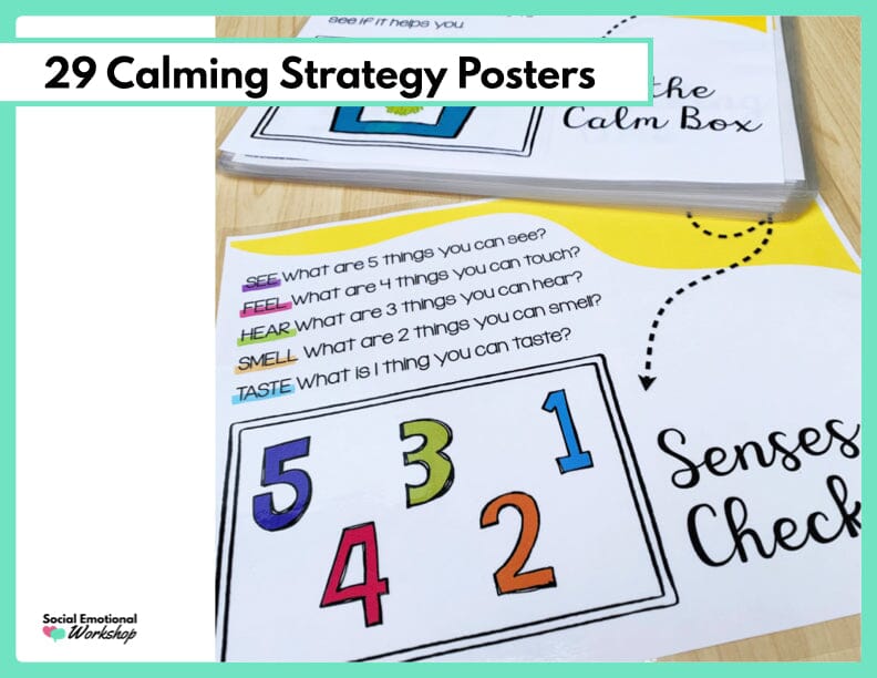Calm Corner Printables for the Classroom or Home – Social Emotional ...