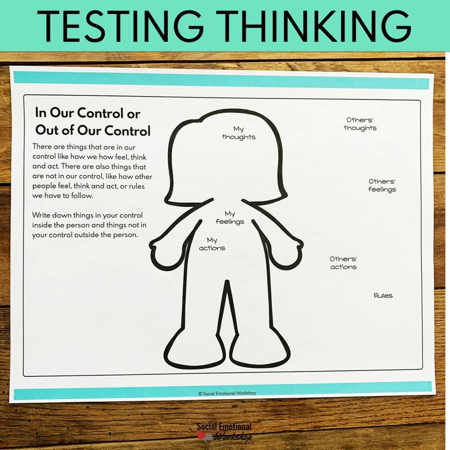 CBT Worksheets for School Counseling – Social Emotional Workshop