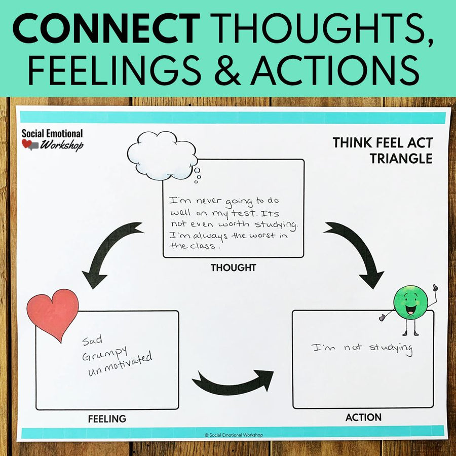 CBT Worksheets for School Counseling – Social Emotional Workshop