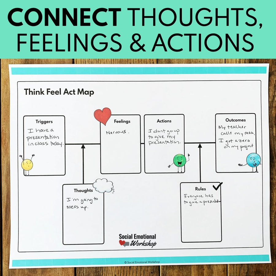 CBT Worksheets for School Counseling – Social Emotional Workshop