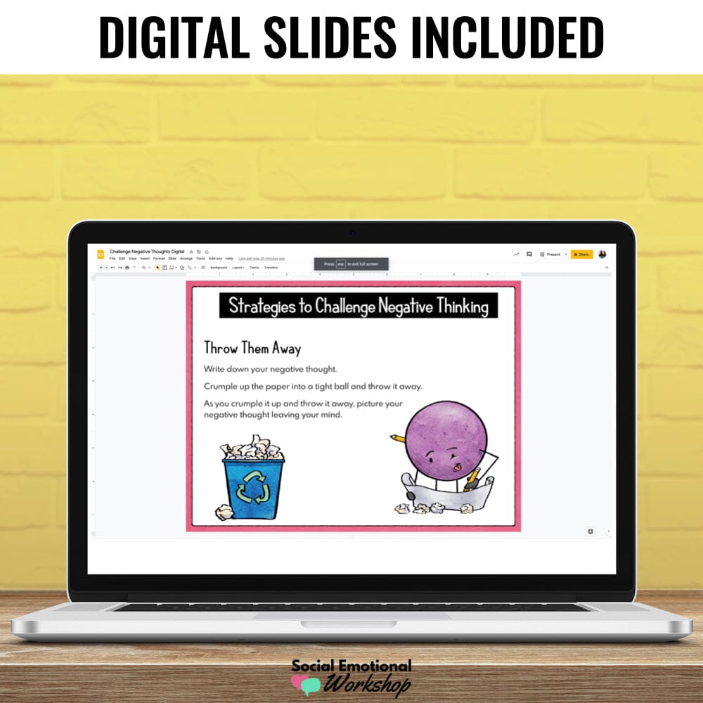 CBT Activities Bundle for Individual and Small Group Counseling ...