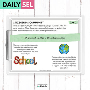 Daily SEL Activities for Social Awareness - Set 3 - SEL Worksheets ...