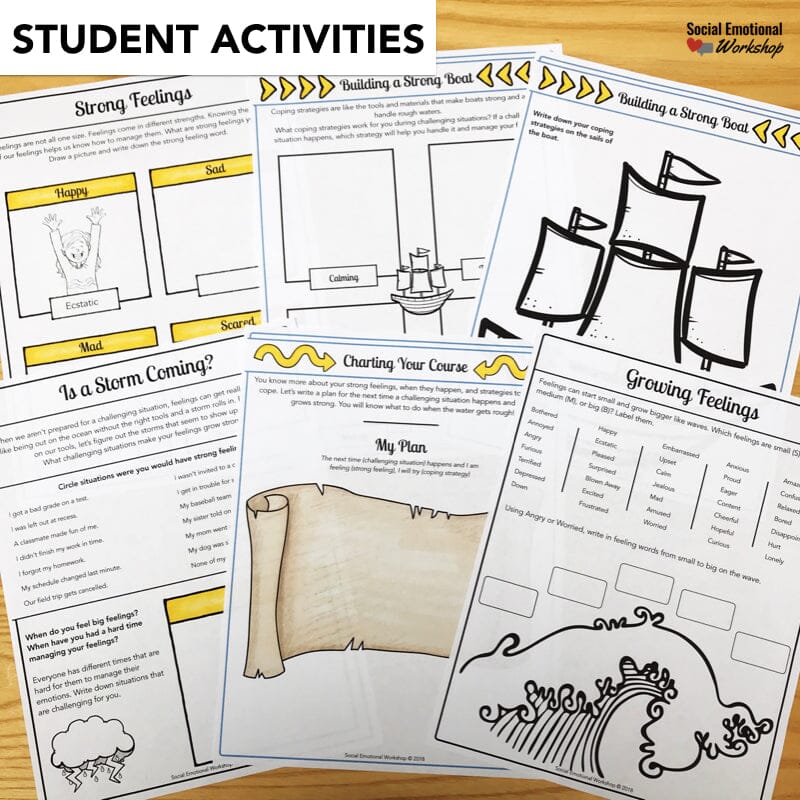 CBT Counseling Games & Activities Bundle – Social Emotional Workshop