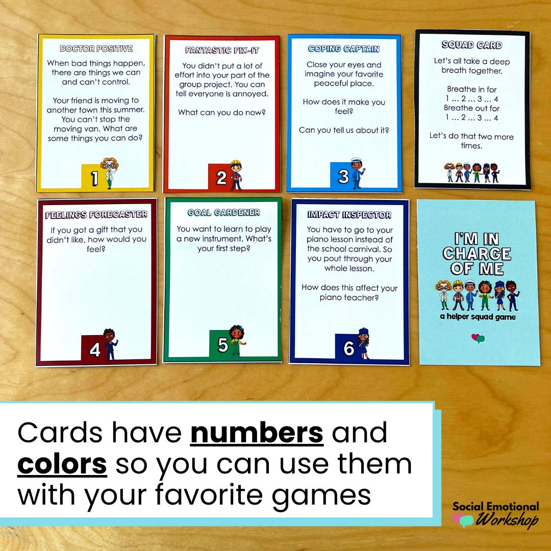 Counseling Game for Self Regulation & Social Skills | Helper Squad Ser ...