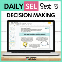 Making Decisions Social Emotional Learning Activities - SEL Worksheets ...