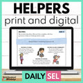 Daily Social Emotional Learning Activities - Set 1 - SEL Worksheets ...