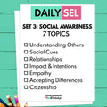 Daily Social Emotional Learning Activities - Set 3 - SEL Worksheets ...