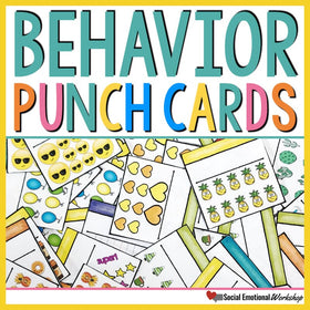 Editable Behavior Punch Cards for Classroom Management – Social ...