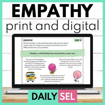 Daily SEL Activities for Social Awareness - Set 3 - SEL Worksheets ...