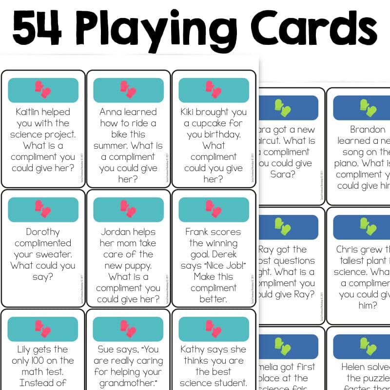 Giving and Receiving Compliments Game – Social Emotional Workshop