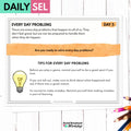 Handling Everyday Problems - SEL Worksheets – Social Emotional Workshop