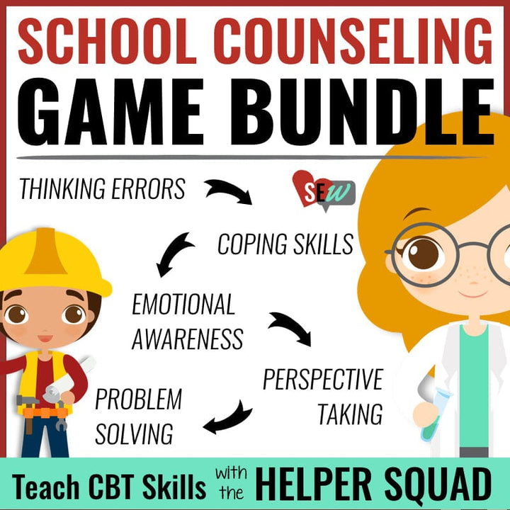 Managing Anger: Cognitive Therapy (CBT) School Counseling Game for Ang ...