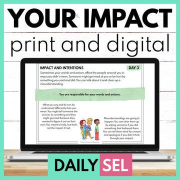 Daily SEL Activities for Social Awareness - Set 3 - SEL Worksheets ...