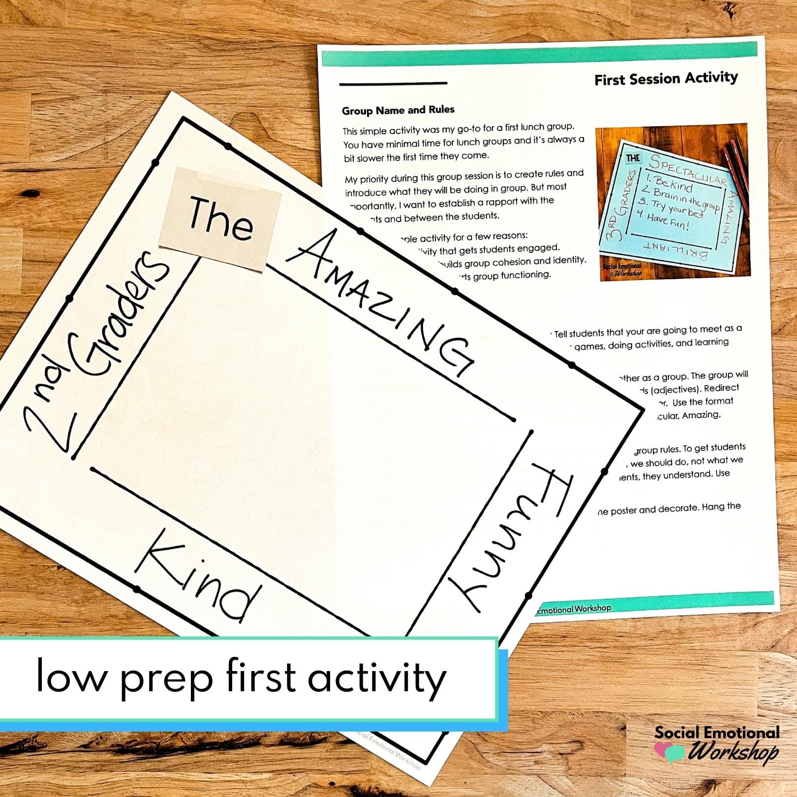 Lunch Bunch Bundle: Conversation Game, All About Me & Low Prep Activit ...