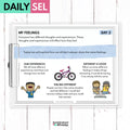 My Feelings Social Emotional Learning Activities - SEL Worksheets ...