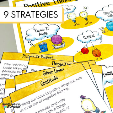 Positive Thinking Strategies Poster – Social Emotional Workshop