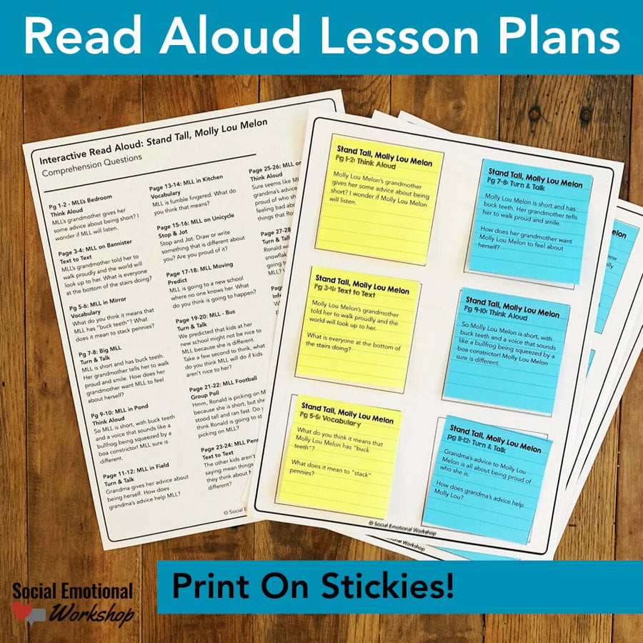 SEL Read Aloud Companion for Stand Tall, Molly Lou Melon – Social ...