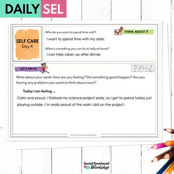 Quick SEL Worksheets - 35 Topics - SEL Activities for Counseling and C ...