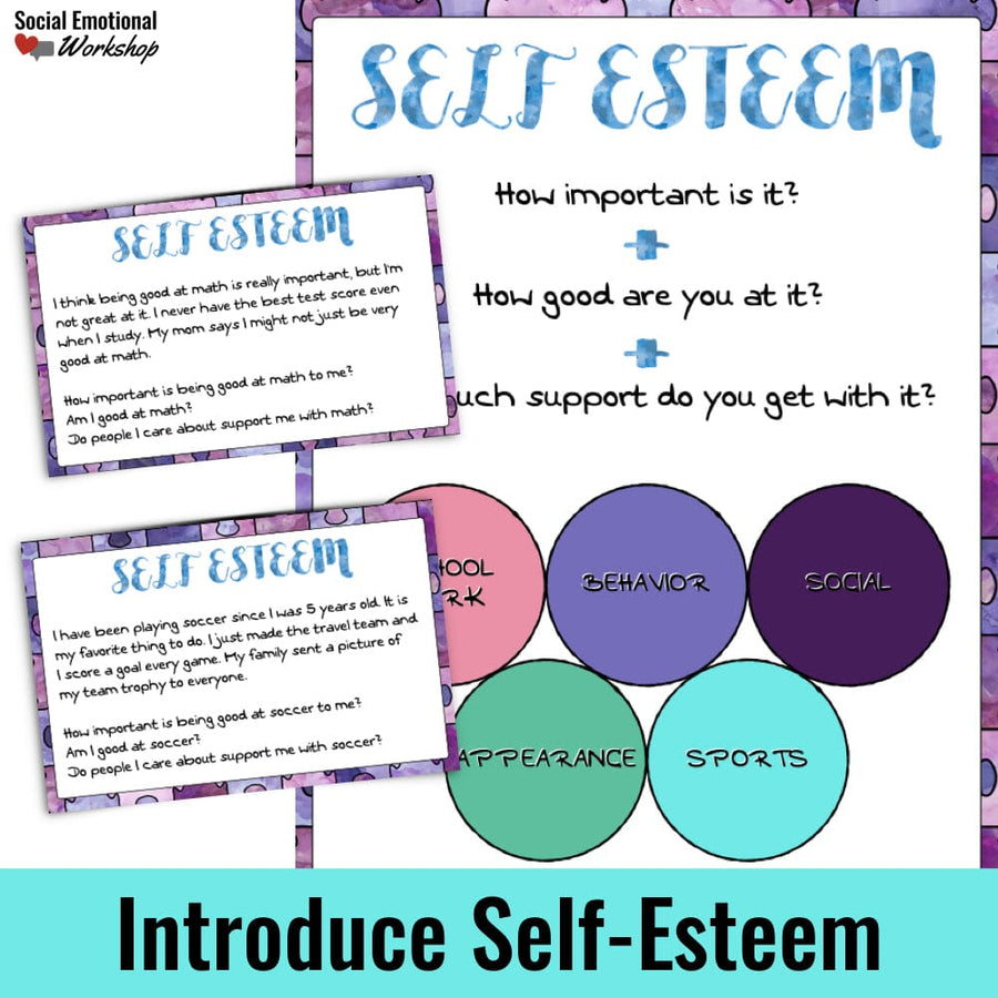 Self Esteem Lesson, Survey, and Activities – Social Emotional Workshop