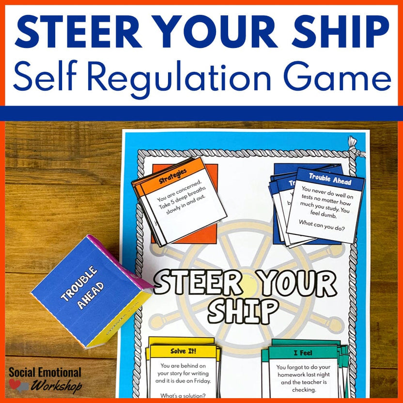 School Counseling Game for Self Regulation Strategies and Coping Skill ...