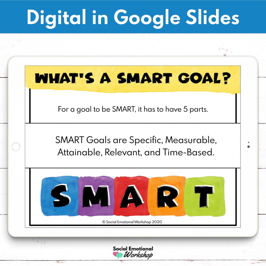 SMART Goals: Activities to Set Goals, Monitor, and Reflect – Social ...