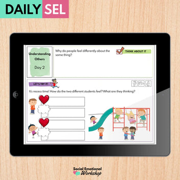 Daily SEL Activities for Social Awareness - Set 3 - SEL Worksheets ...