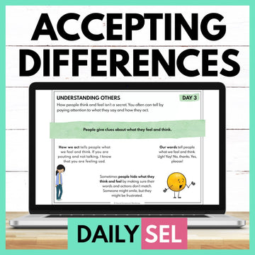 Daily SEL Activities for Social Awareness - Set 3 - SEL Worksheets ...